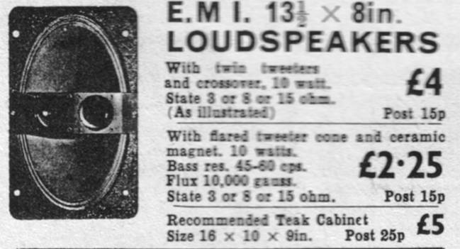 Vintage audio experts: EMI model D.L.S.-1?